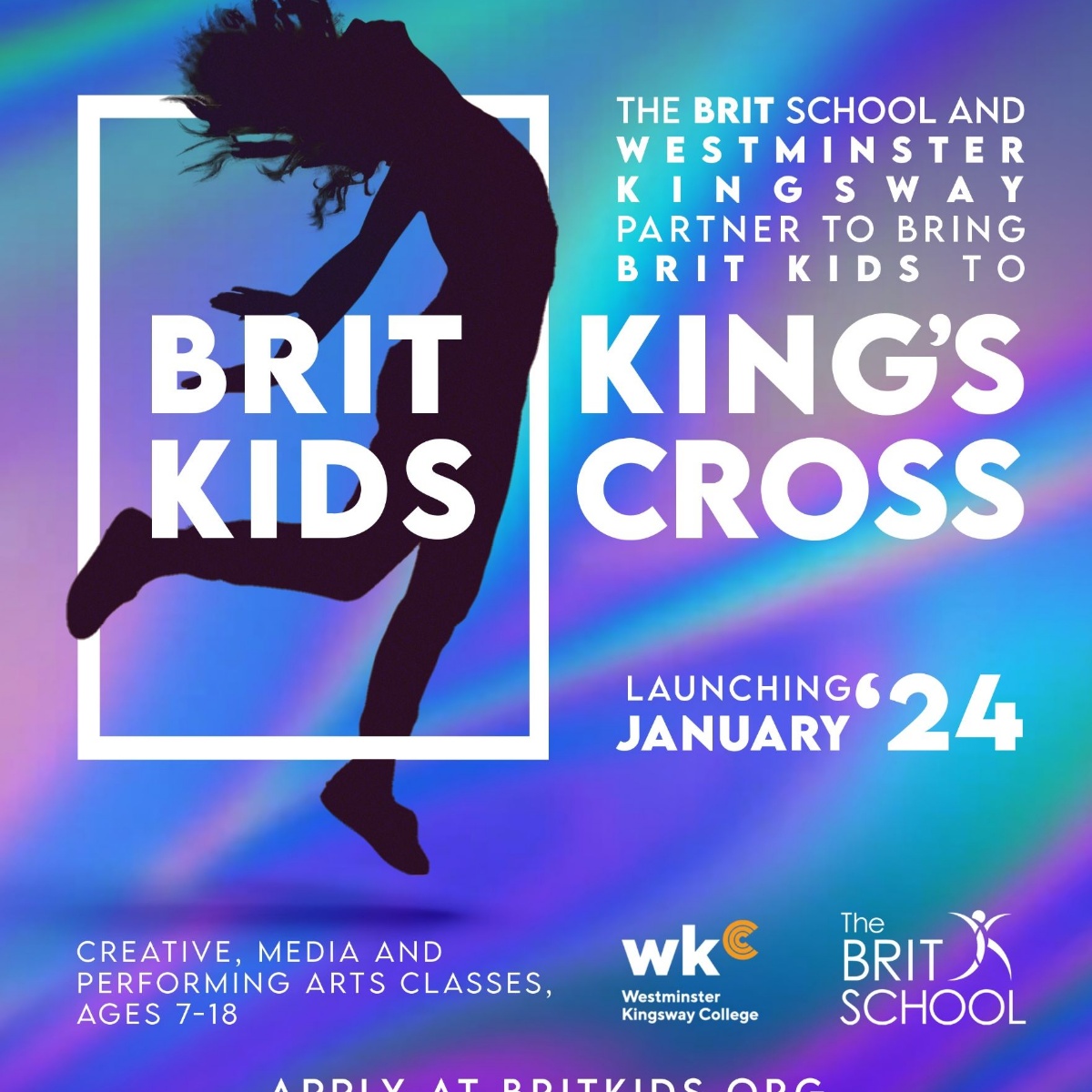 The BRIT School - BRIT Kids opens in Kings Cross: Jan 2024